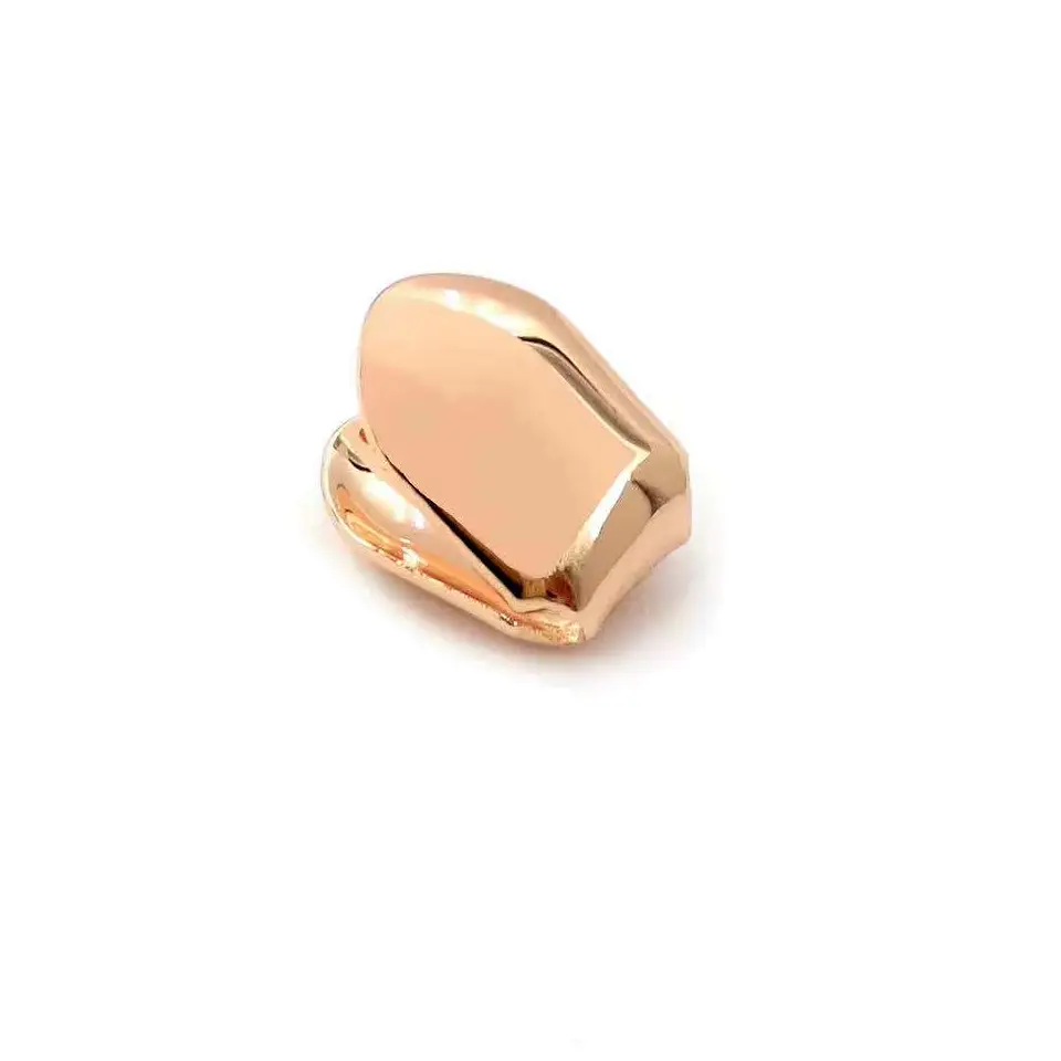 Single Tooth Top Bottom Gold Grillz - Choices Looksgood